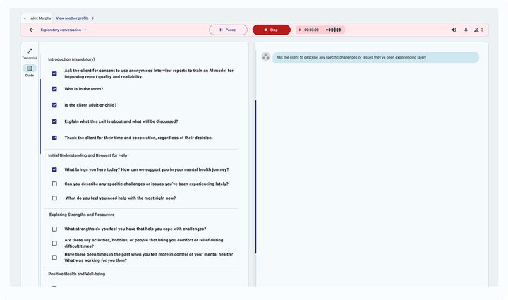 Orienting Talk | HealthTalk.ai